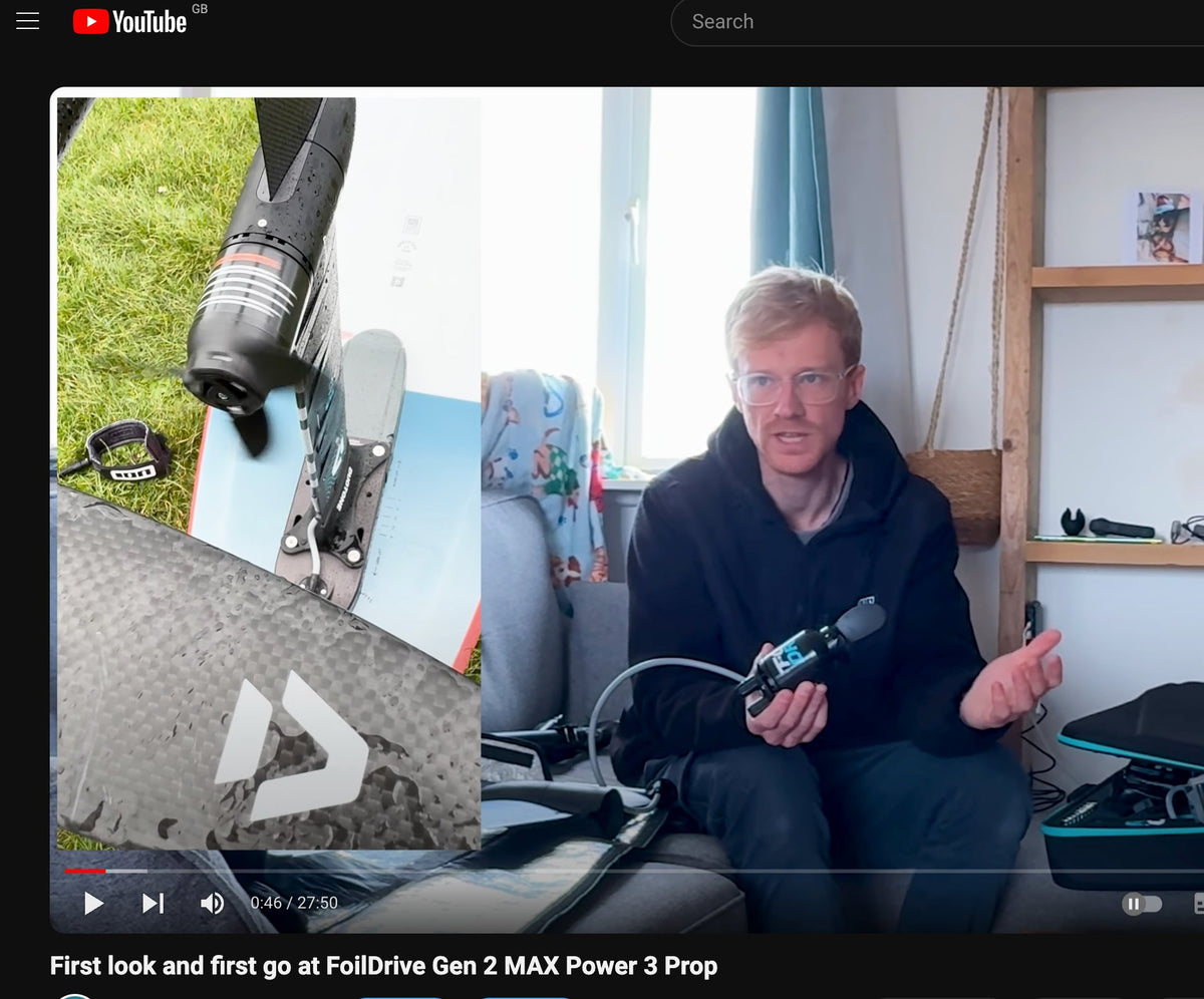 First Look and use of new Gen2 Foildrive Max Power!